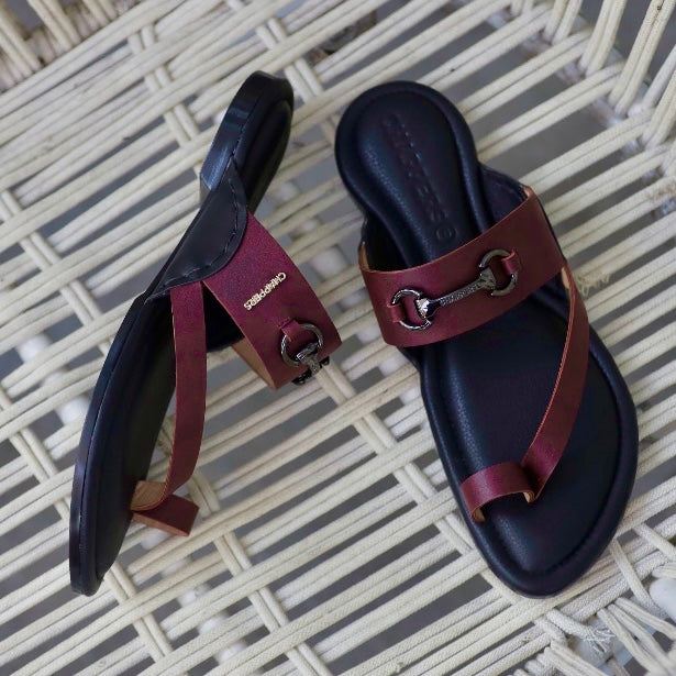 Hunter - Burgundy/Black – Chappers India